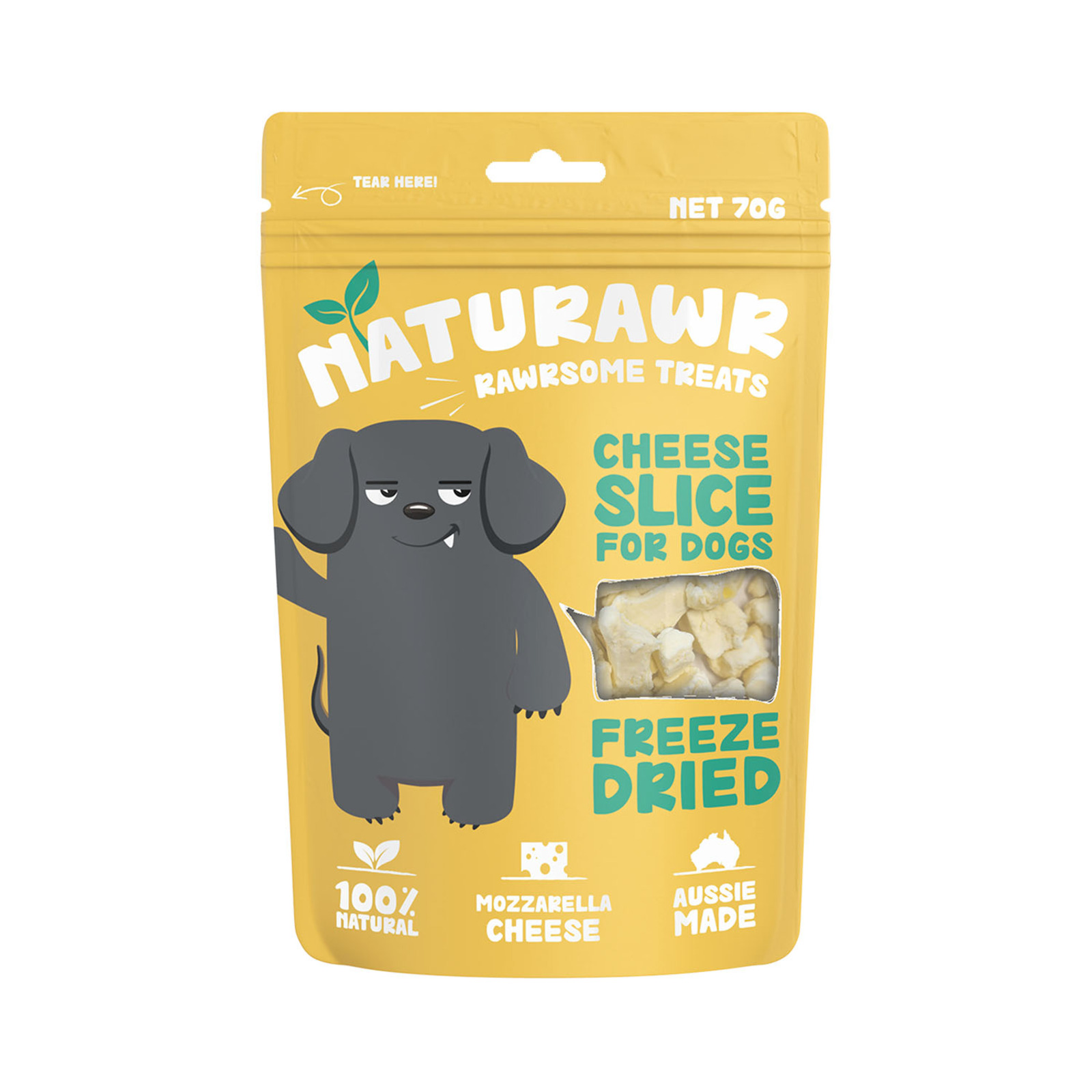 Naturawr Cheese Slice Freeze Dried Dog Food Treats | NTUC FairPrice