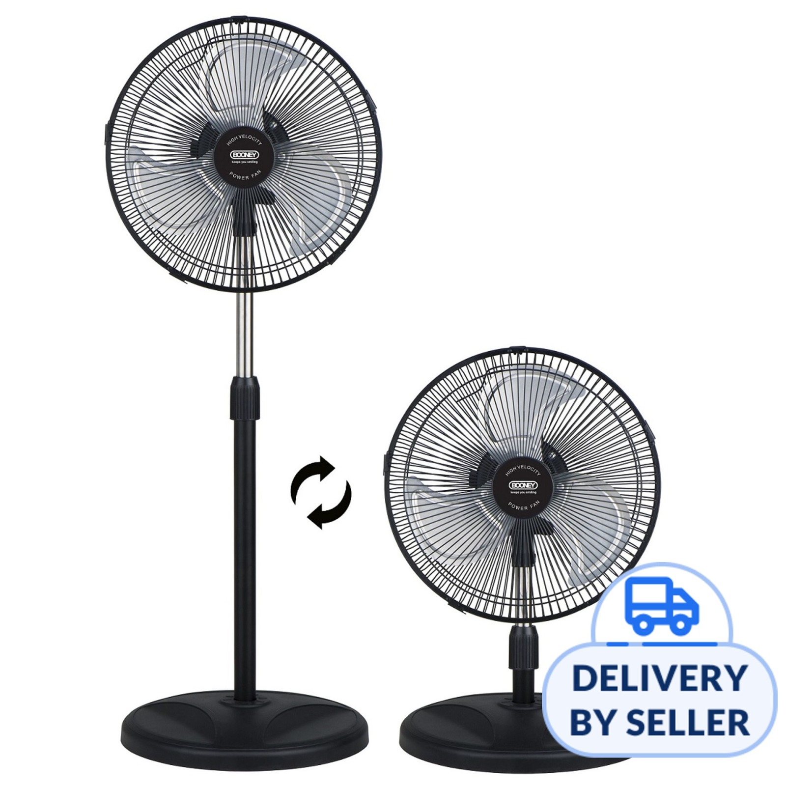 Booney 12 Inches Electric 2-in-1 Power Fan BPF308S | NTUC FairPrice