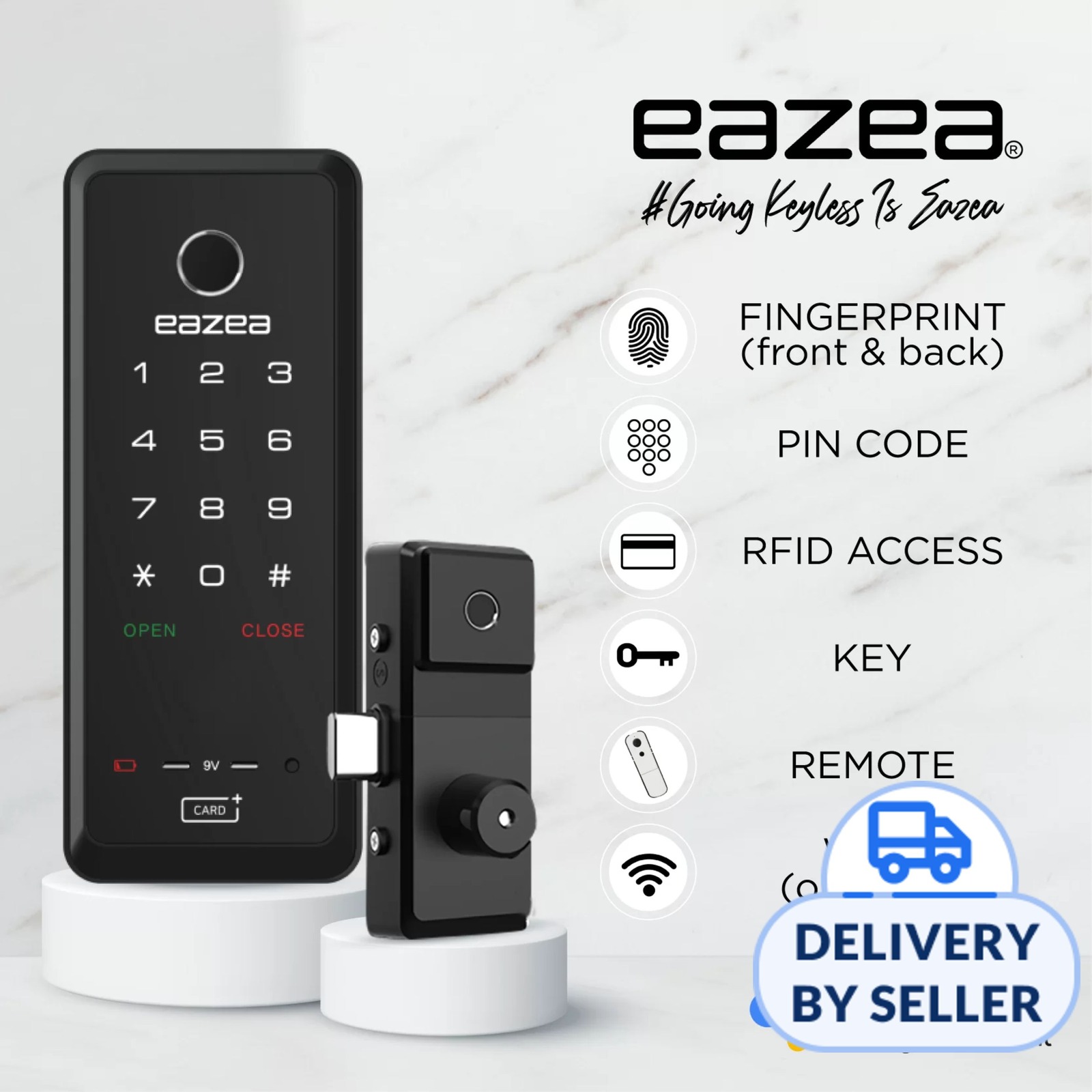 Eazea Duo-G Digital Gate Lock | NTUC FairPrice