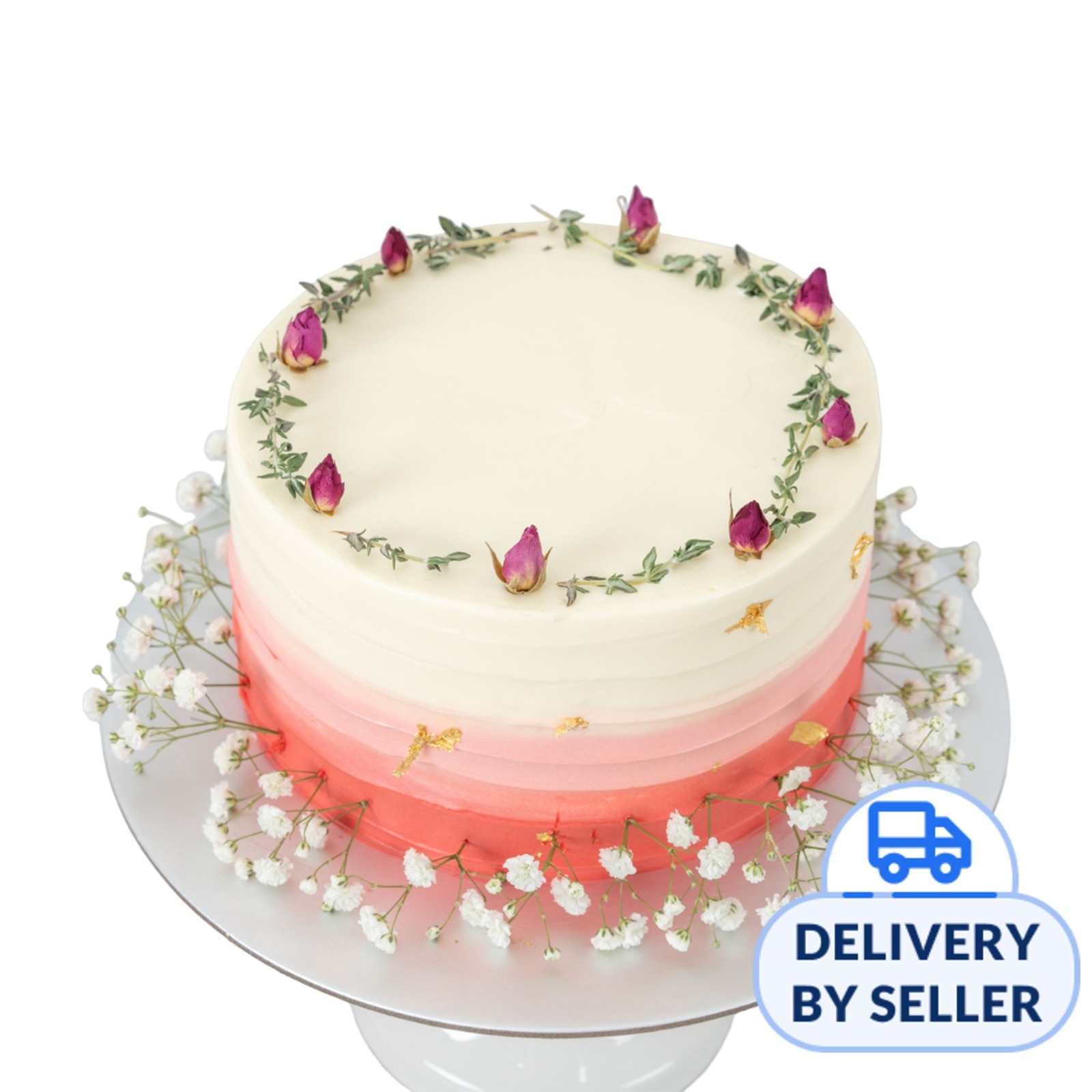 FNP Ombre Pink Baby Breath Cake | NTUC FairPrice