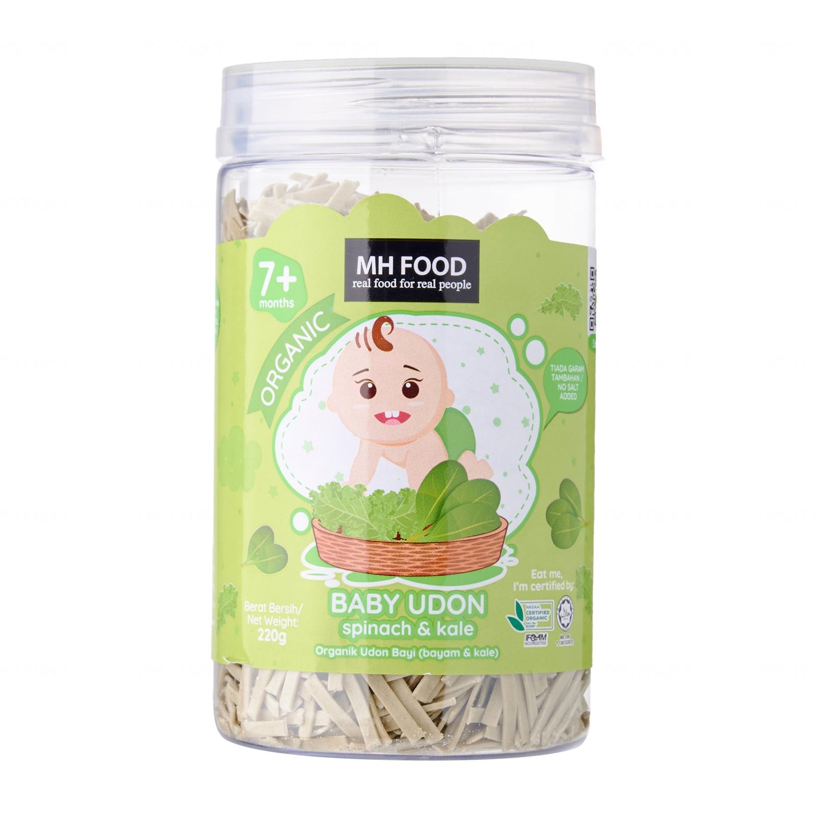 MH Organic Spinach & Kale Baby Noodle | NTUC FairPrice