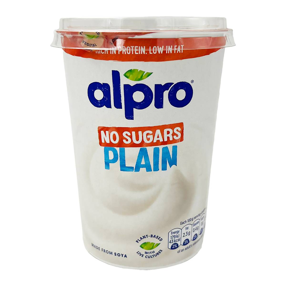 Alpro No Sugars Plain Yoghurt | NTUC FairPrice