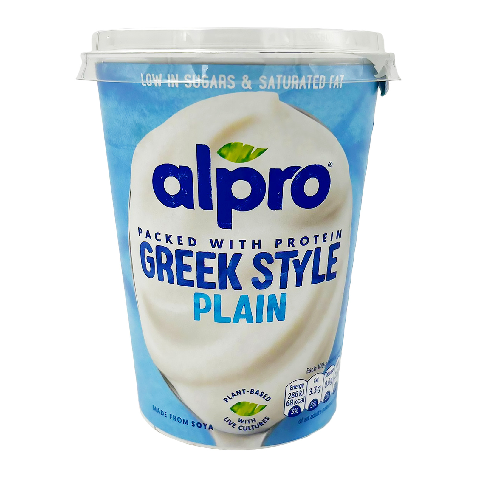 Alpro Greek Style Plain Natural Yoghurt | NTUC FairPrice