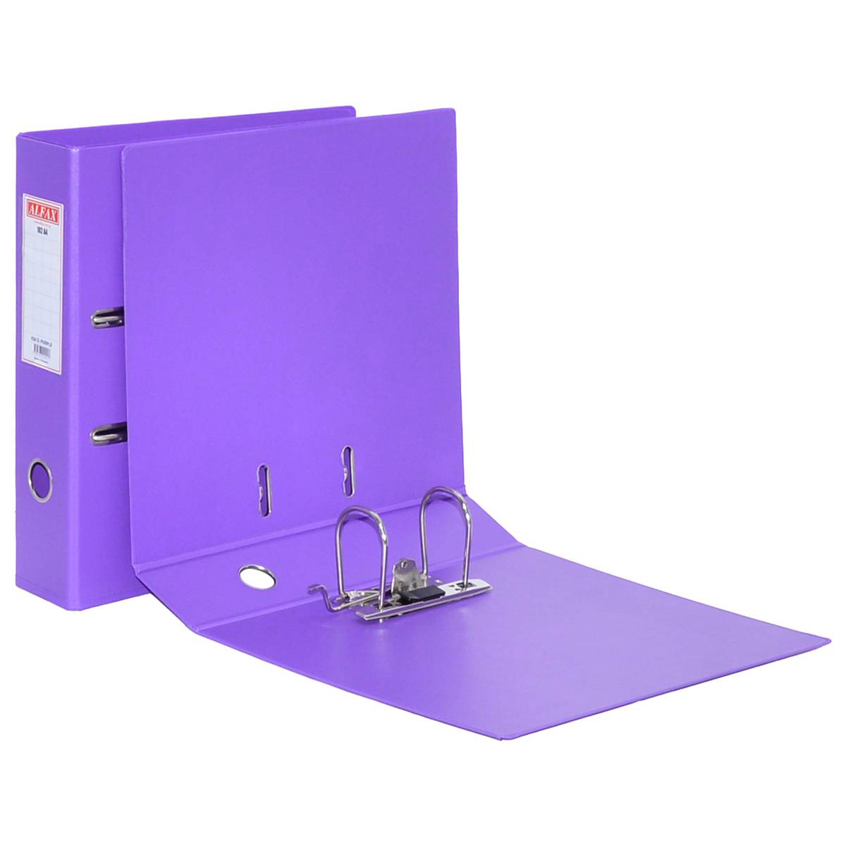 Alfax 182A4 Pvc Arch File 3inches A4 Purple #26 | NTUC FairPrice