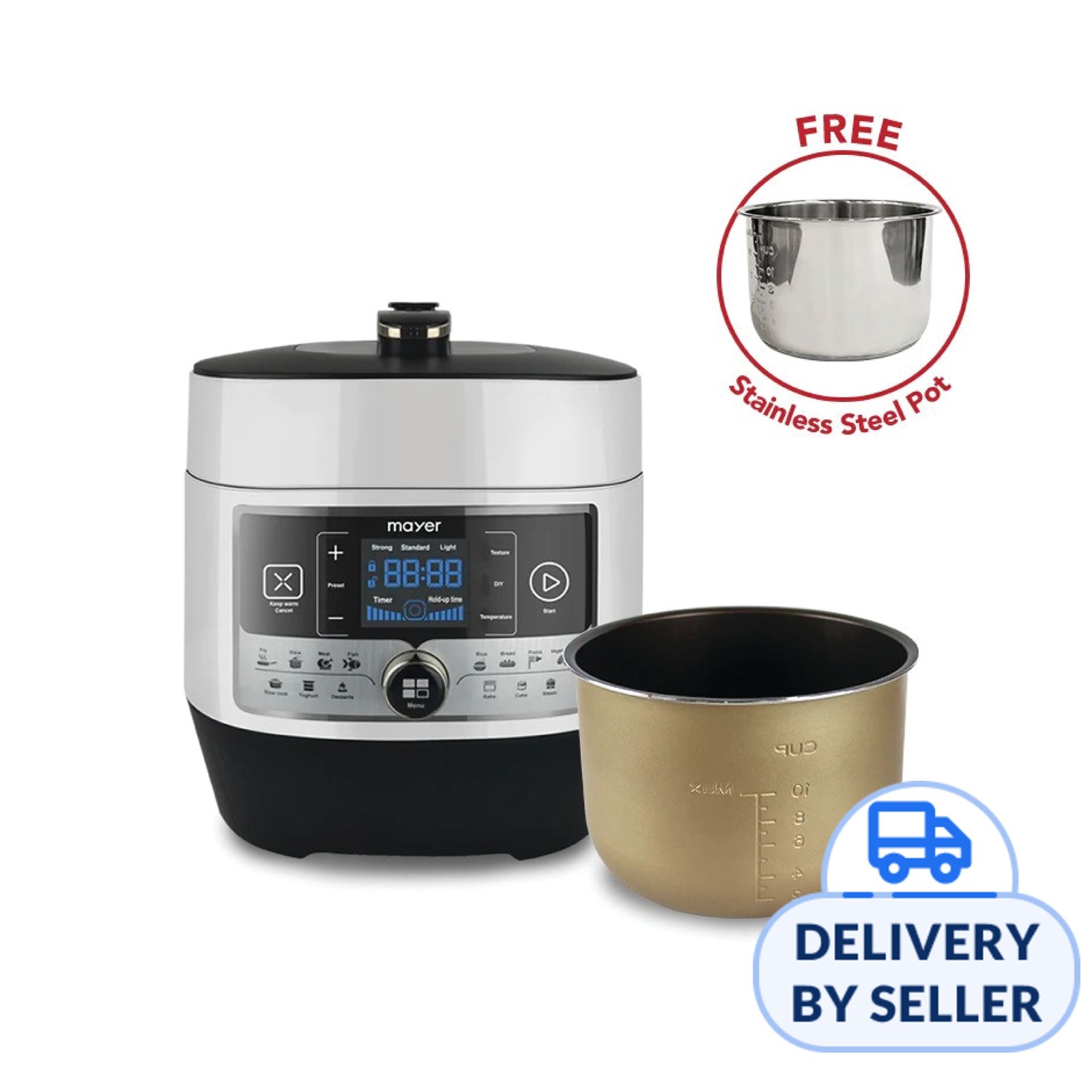 Mayer 6L MultiCooker Electric Pressure Cooker MMPC6062A | NTUC FairPrice
