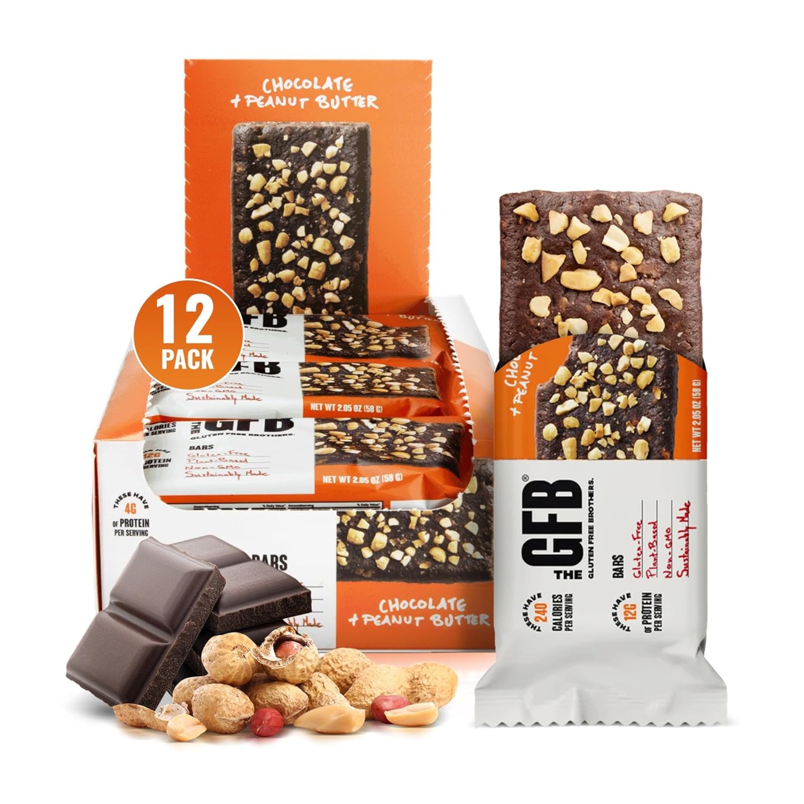 The GFB Protein Bar - Choc Peanut Butter (CTN) | NTUC FairPrice