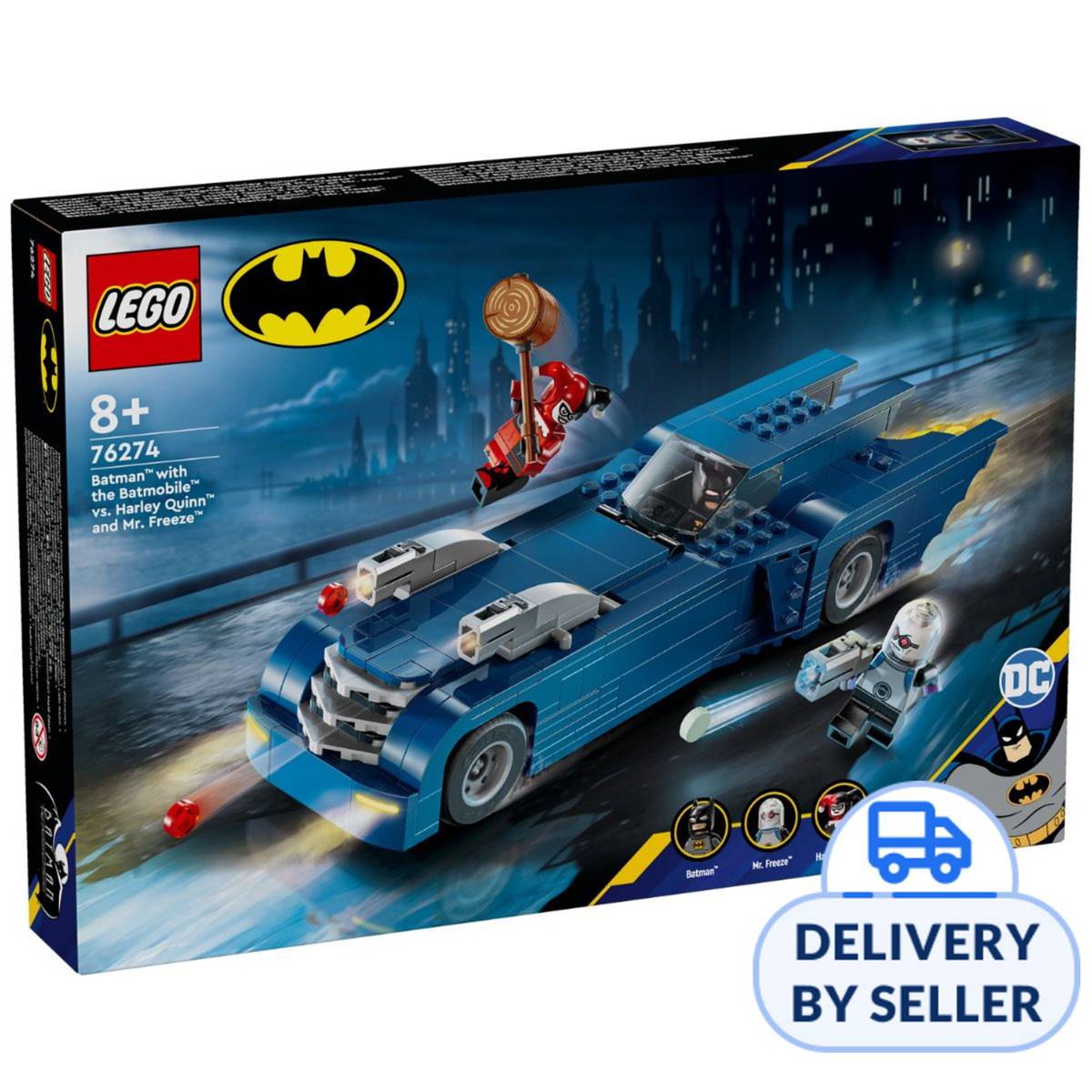 LEGO 76274 Batman, Batmobile vs. Harley Quinn n Mr. Freeze | NTUC FairPrice