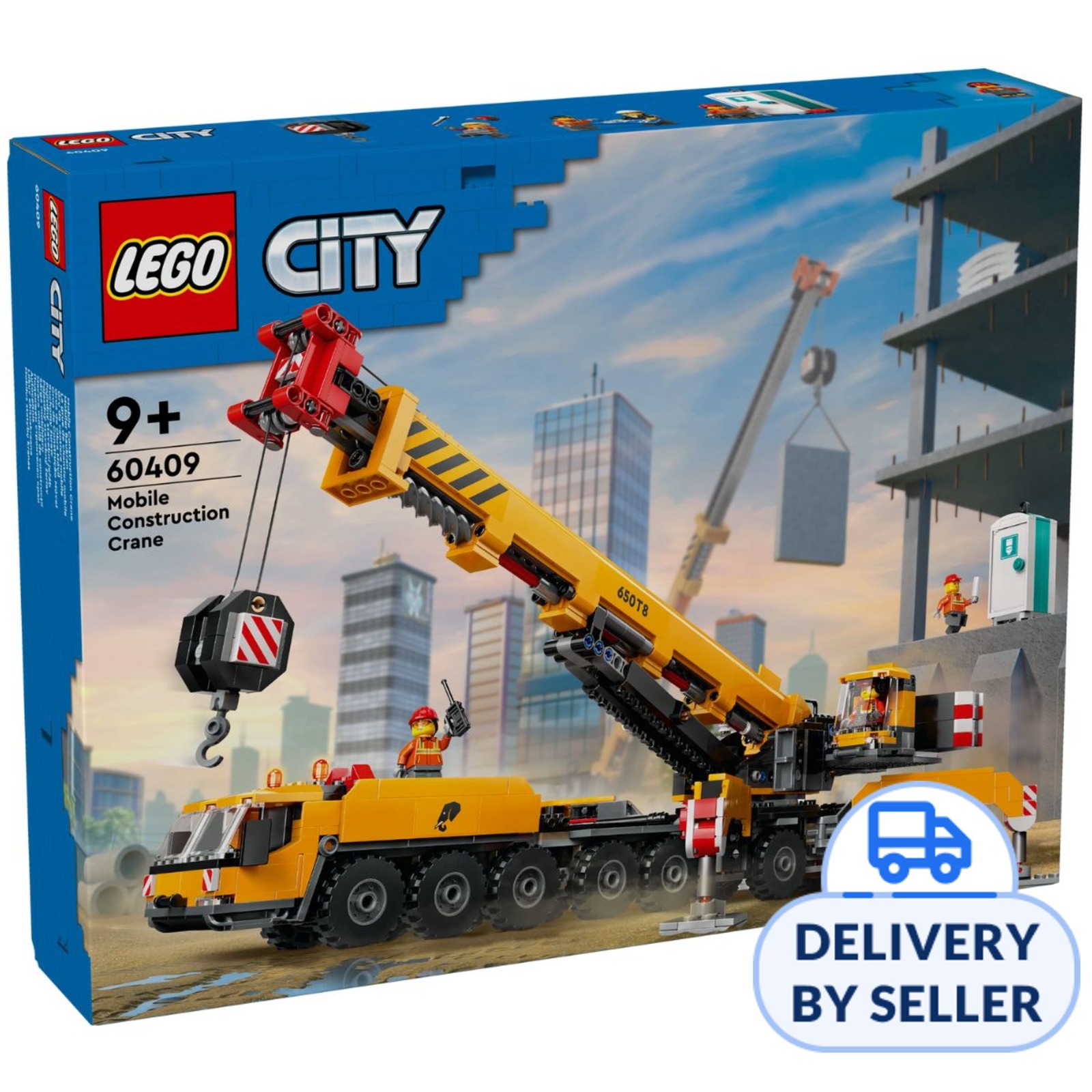 LEGO 60409 City Yellow Mobile Construction Crane | NTUC FairPrice