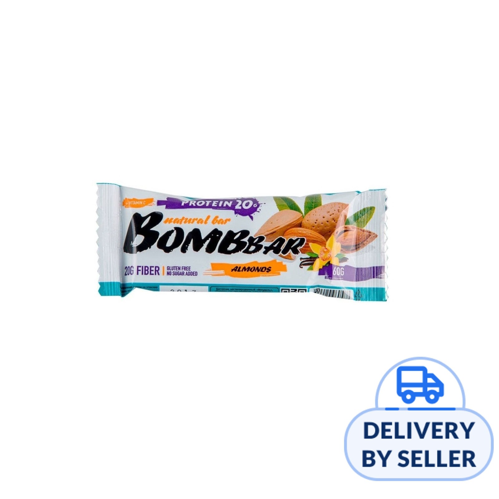 BOMBBAR Protein Bar - Almond High Fiber No Sugar Added | NTUC FairPrice