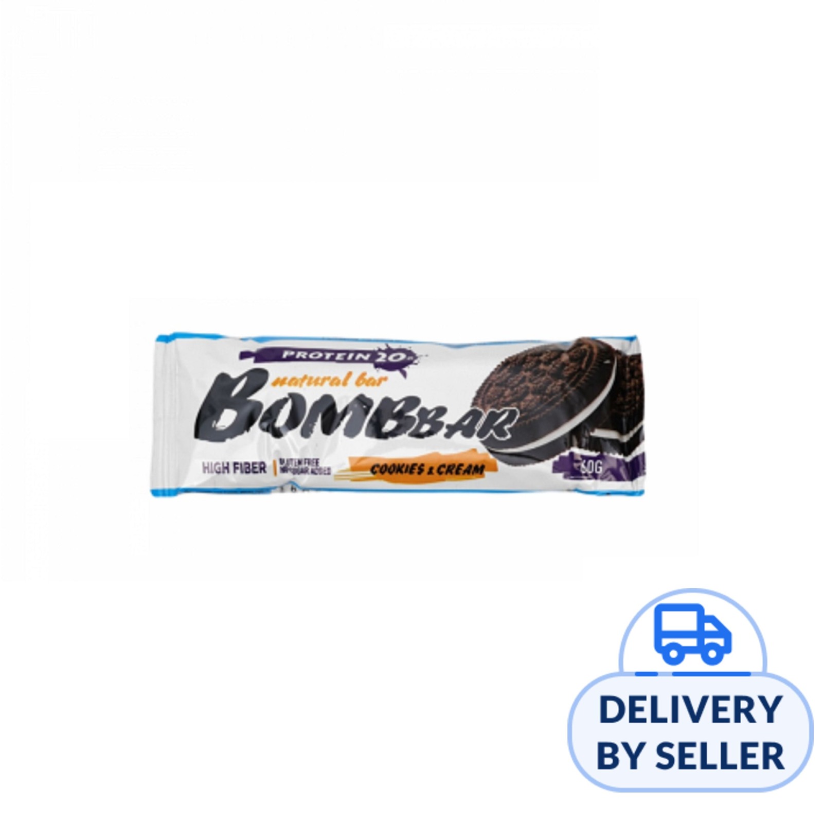 BOMBBAR Protein Bar - Cookies-Cream High Fiber No Sugar Added | NTUC ...