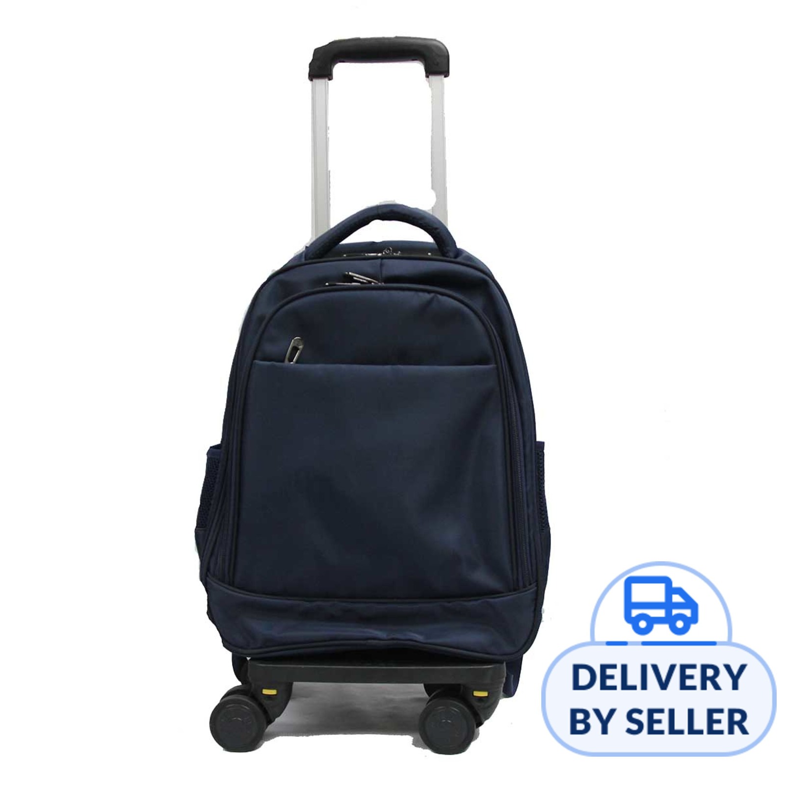 Detachable Trolley Backpack with Spinner Wheels - Navy | NTUC FairPrice