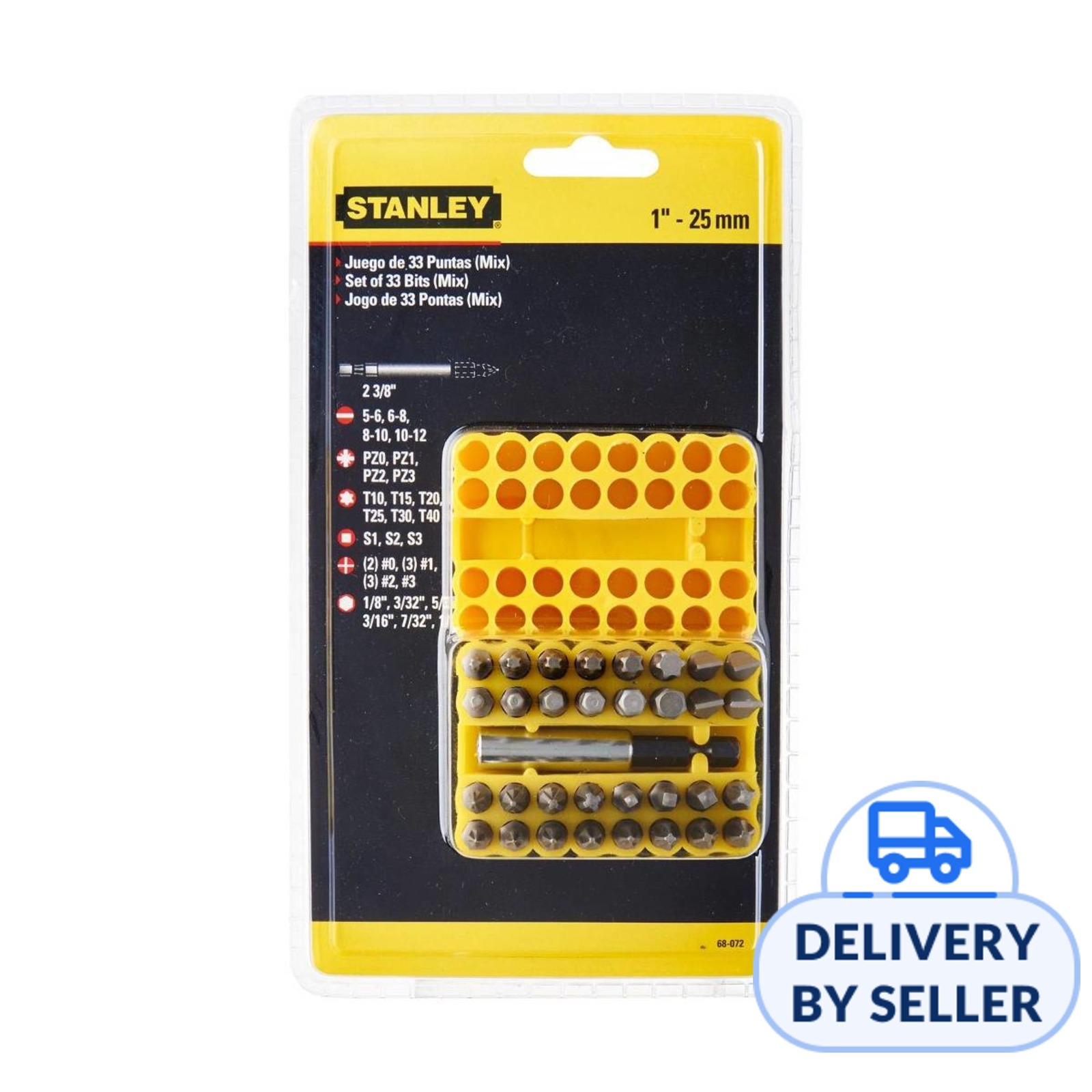 Stanley 68-072 Screwdriver Insert Bit Set | NTUC FairPrice