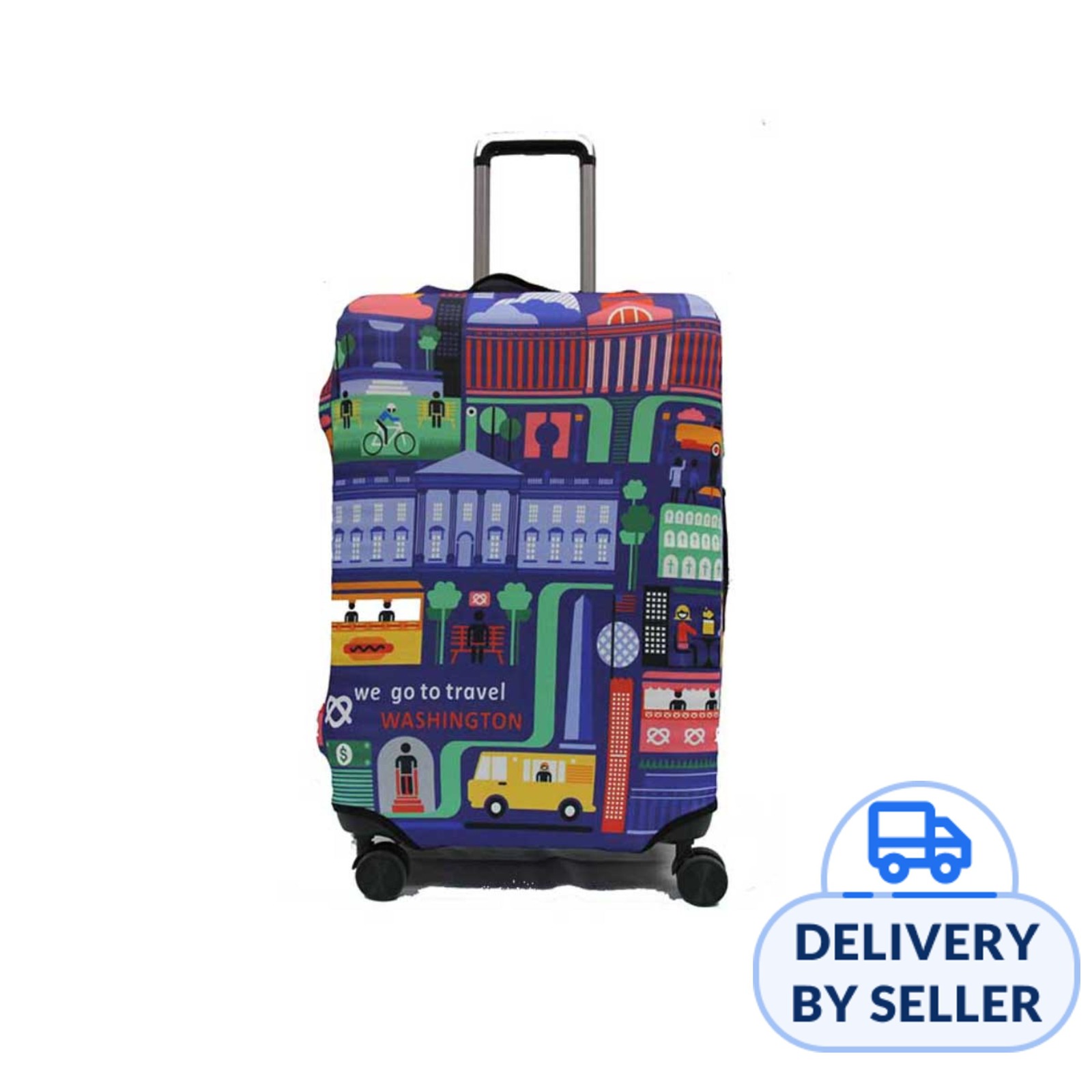 Elastic Luggage Cover - Large (26-29inch) - Washington | NTUC FairPrice