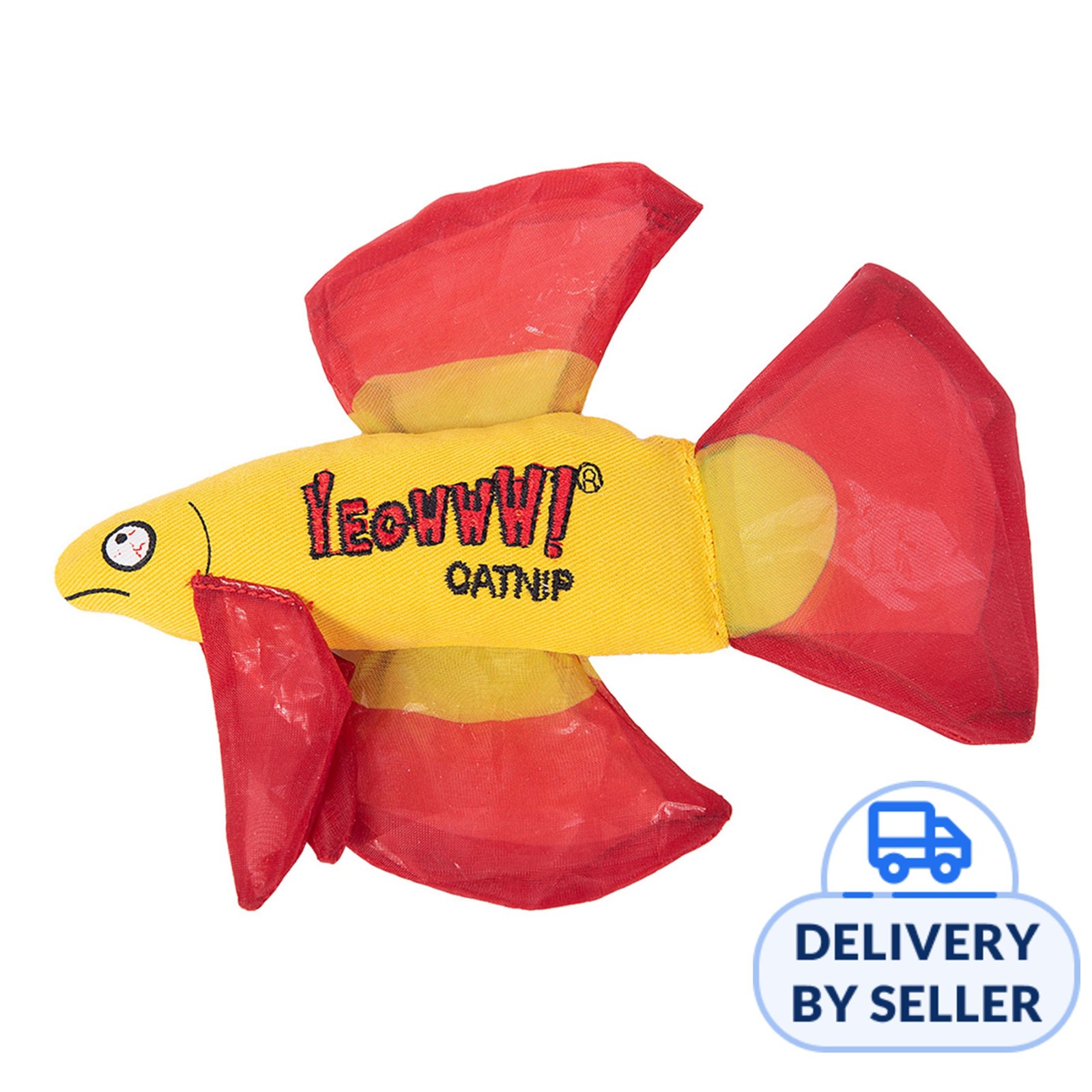 Yeowww Mo Betta Fish Catnip Toy - Red | NTUC FairPrice