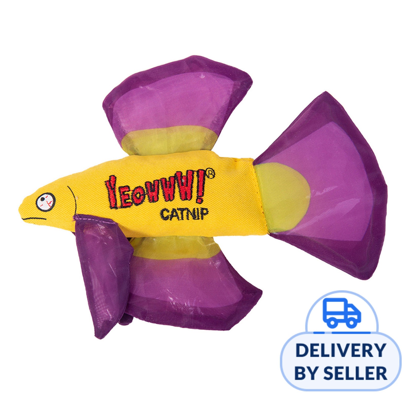 Yeowww Mo Betta Fish Catnip Toy - Purple | NTUC FairPrice