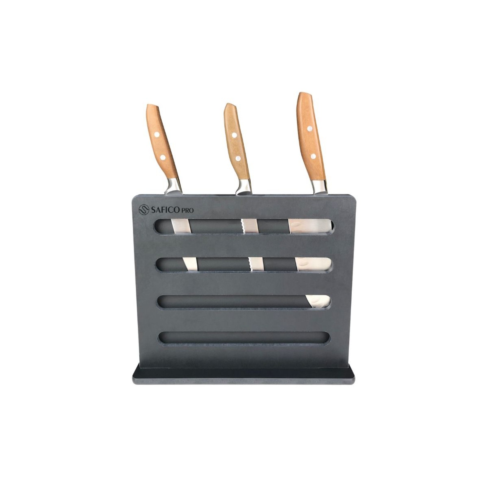 Safico Pro Wood Fibre Knife Holder (KH01) Black | NTUC FairPrice