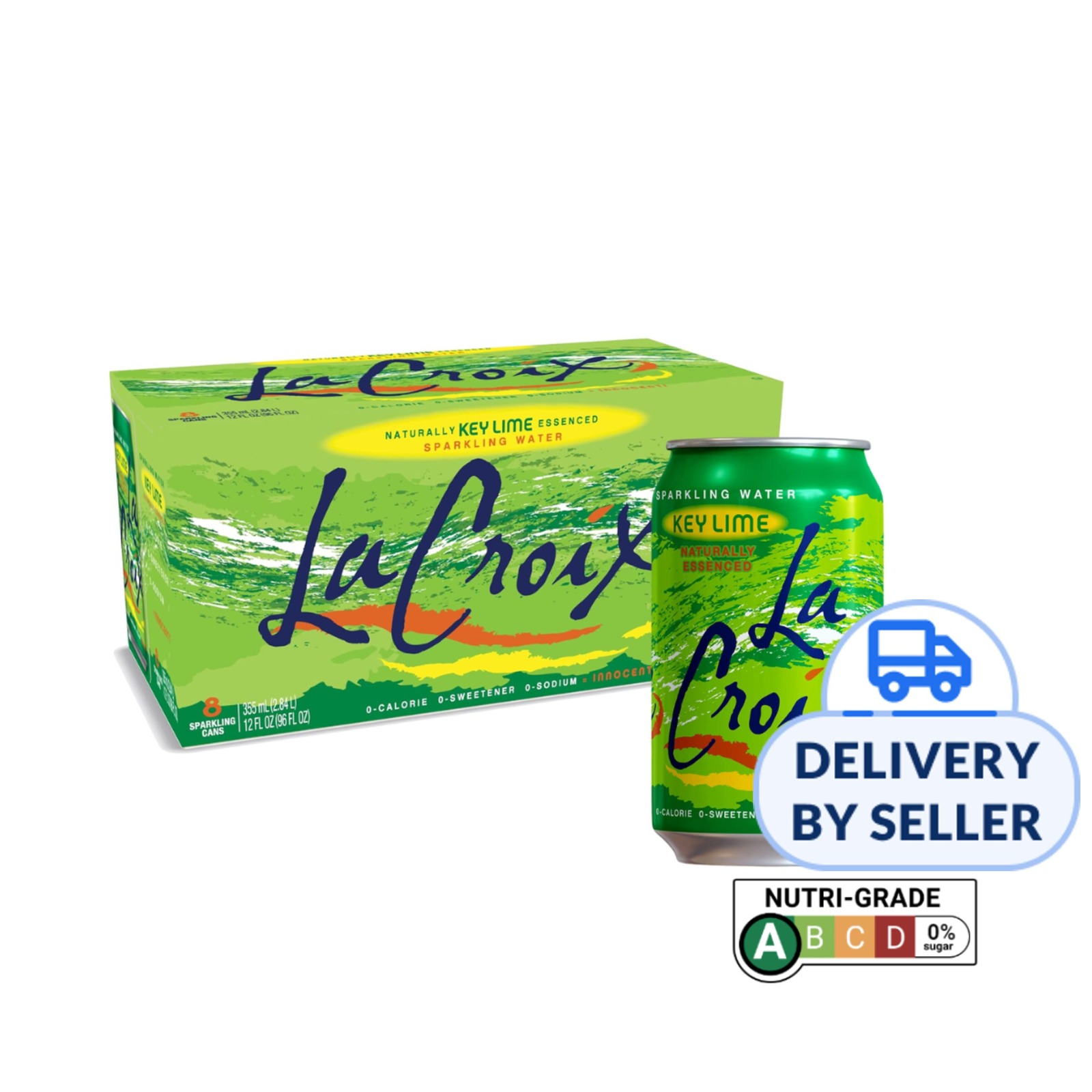 LaCroix Naturally Essenced Sparkling Water - Key Lime | NTUC FairPrice