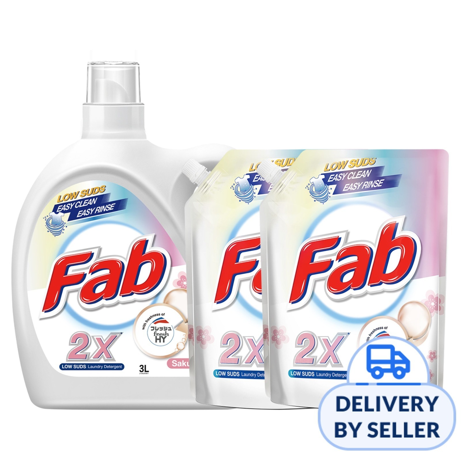Fab Enzymatic Laundry Detergent Bundle - Sakura | NTUC FairPrice