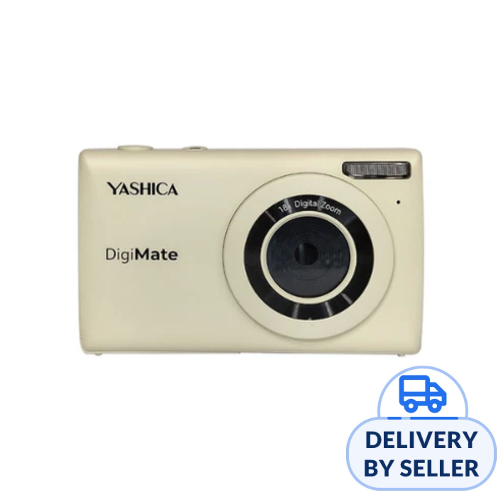 Yashica DigiMate Compact Digital Camera (Off White) | NTUC FairPrice