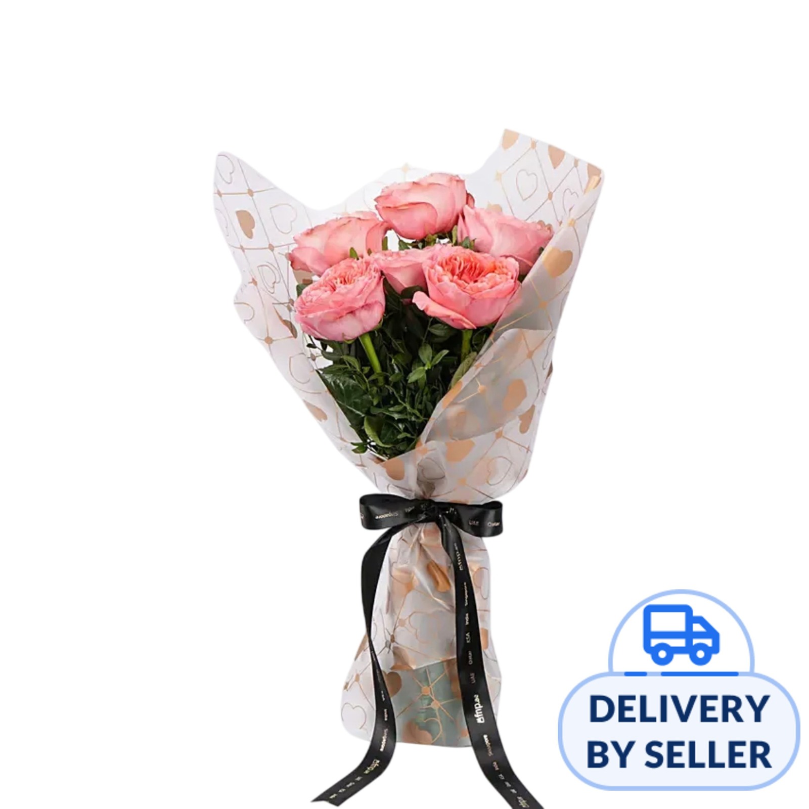 FNP Valentines 6 Garden Roses Bouquet | NTUC FairPrice