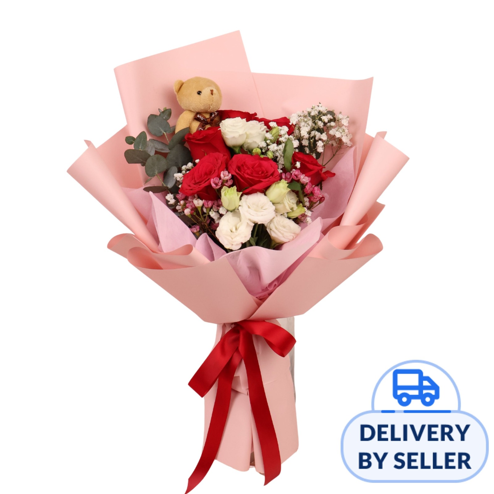JM Flower Snuggle Whisper - Valentine Flower Bouquet | NTUC FairPrice
