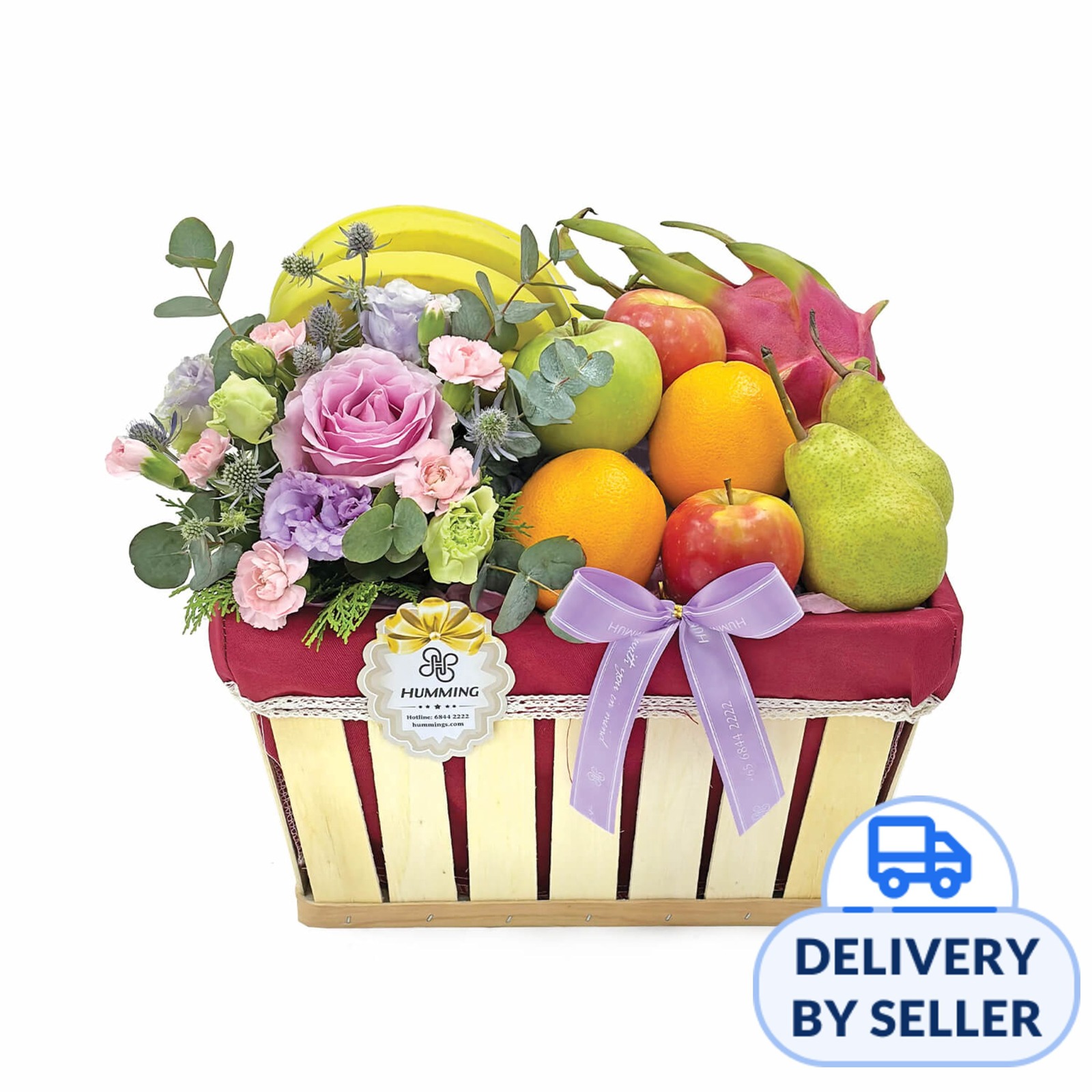 Hummings.com Fruits & Flowers Basket - Jolly Basket (SFF305) | NTUC ...
