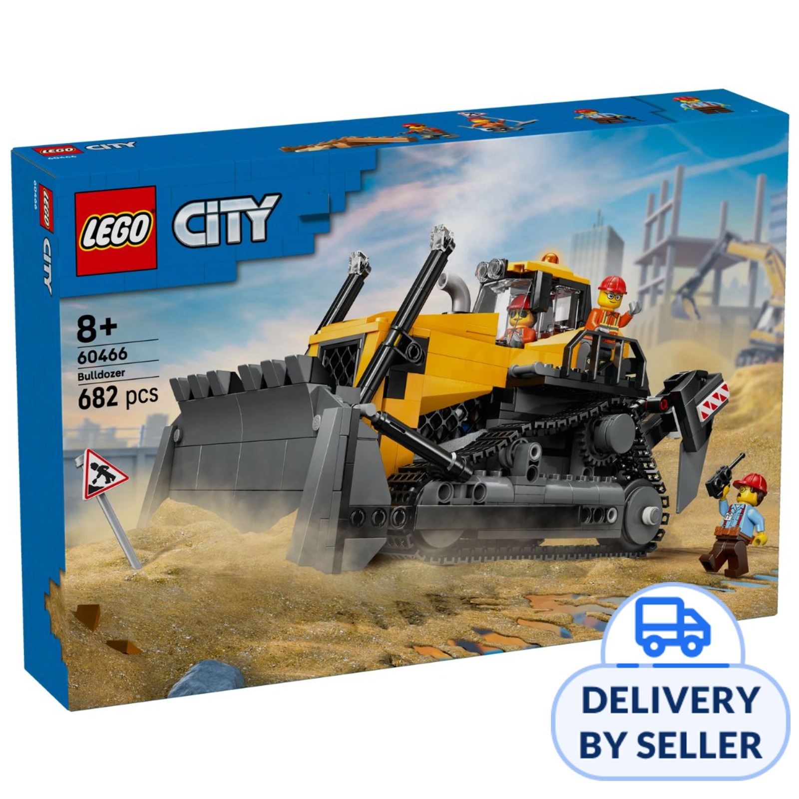 LEGO 60466 City Yellow Bulldozer | NTUC FairPrice
