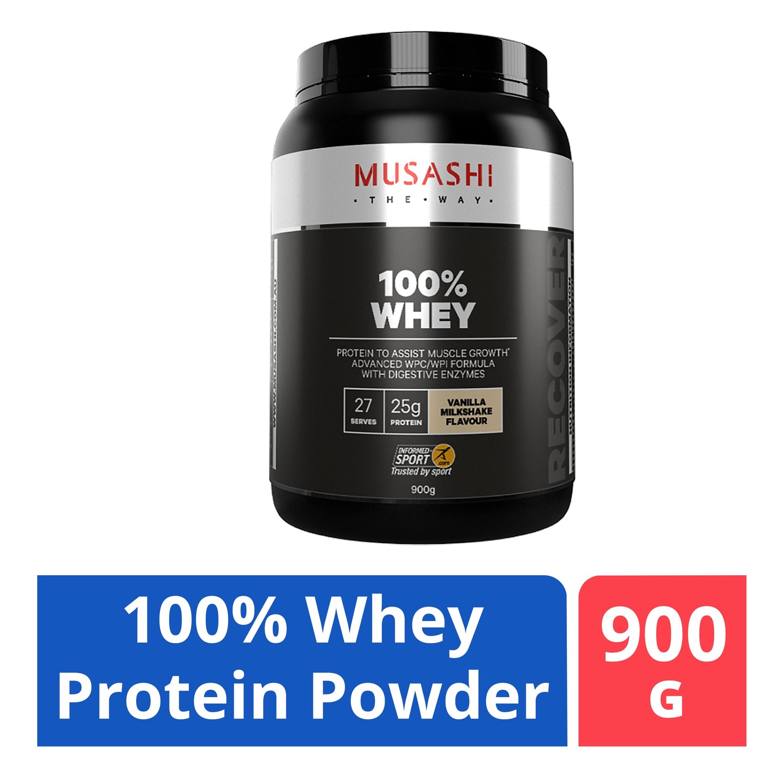 Musashi 100% Whey Protein Powder - Vanilla | NTUC FairPrice