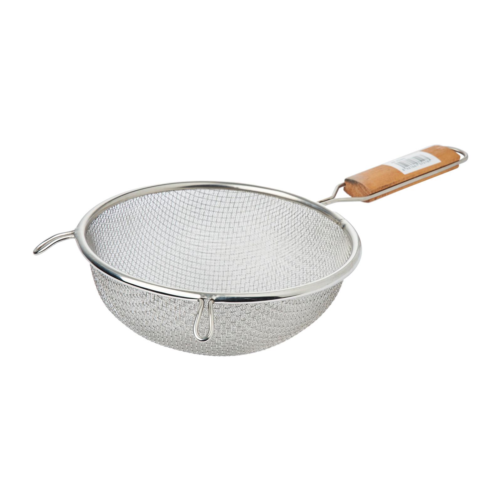 Pujadas Stainless Steel Bowl Strainer 18Cm With Wood Handle | NTUC ...