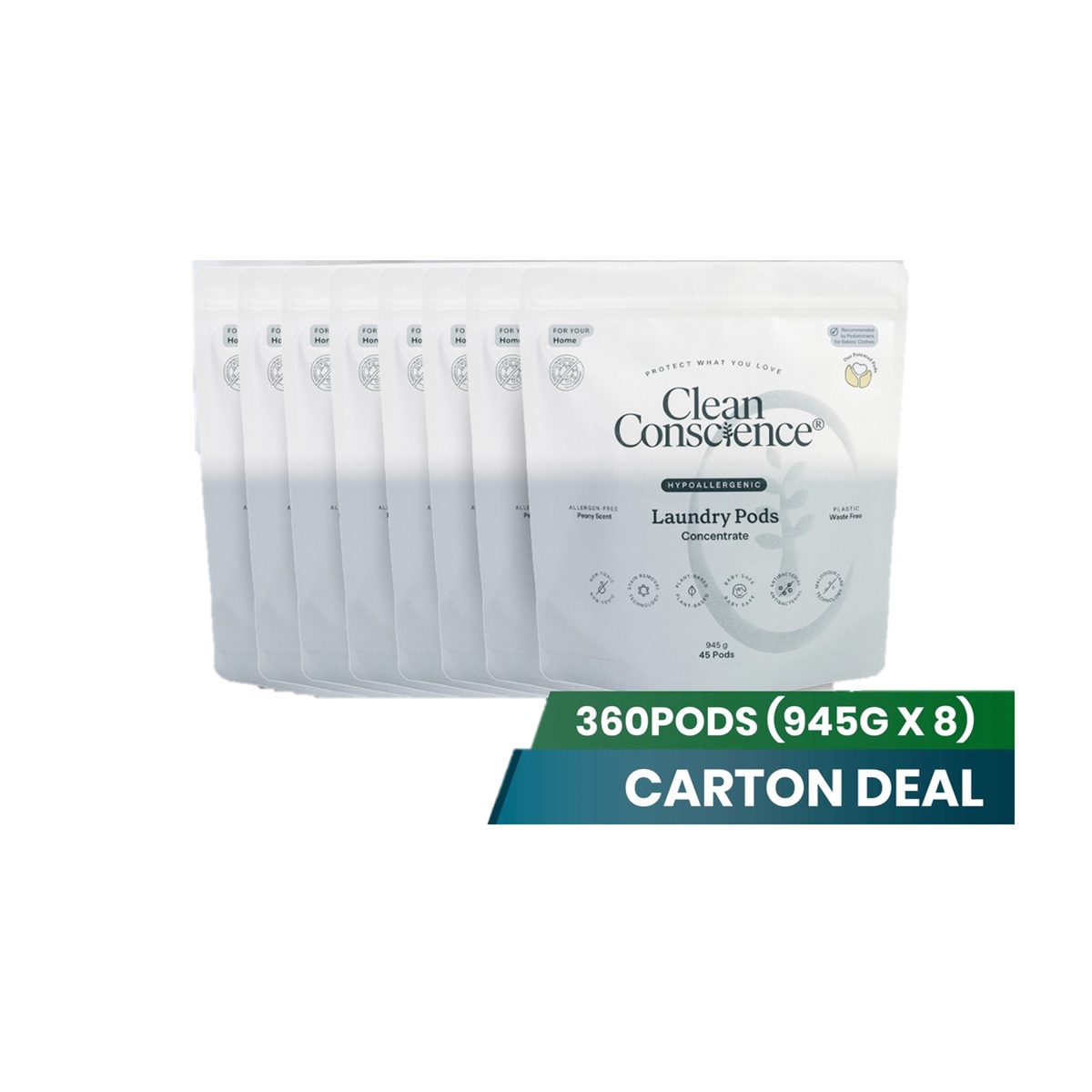 Clean Conscience 5 in 1 Laundry Pods Hypoallergenic | NTUC FairPrice