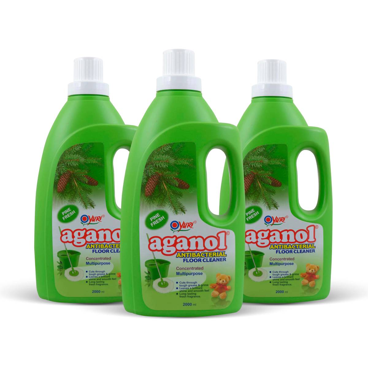 Yuri Aganol Antibacterial Floor Cleaner Pinefresh | NTUC FairPrice
