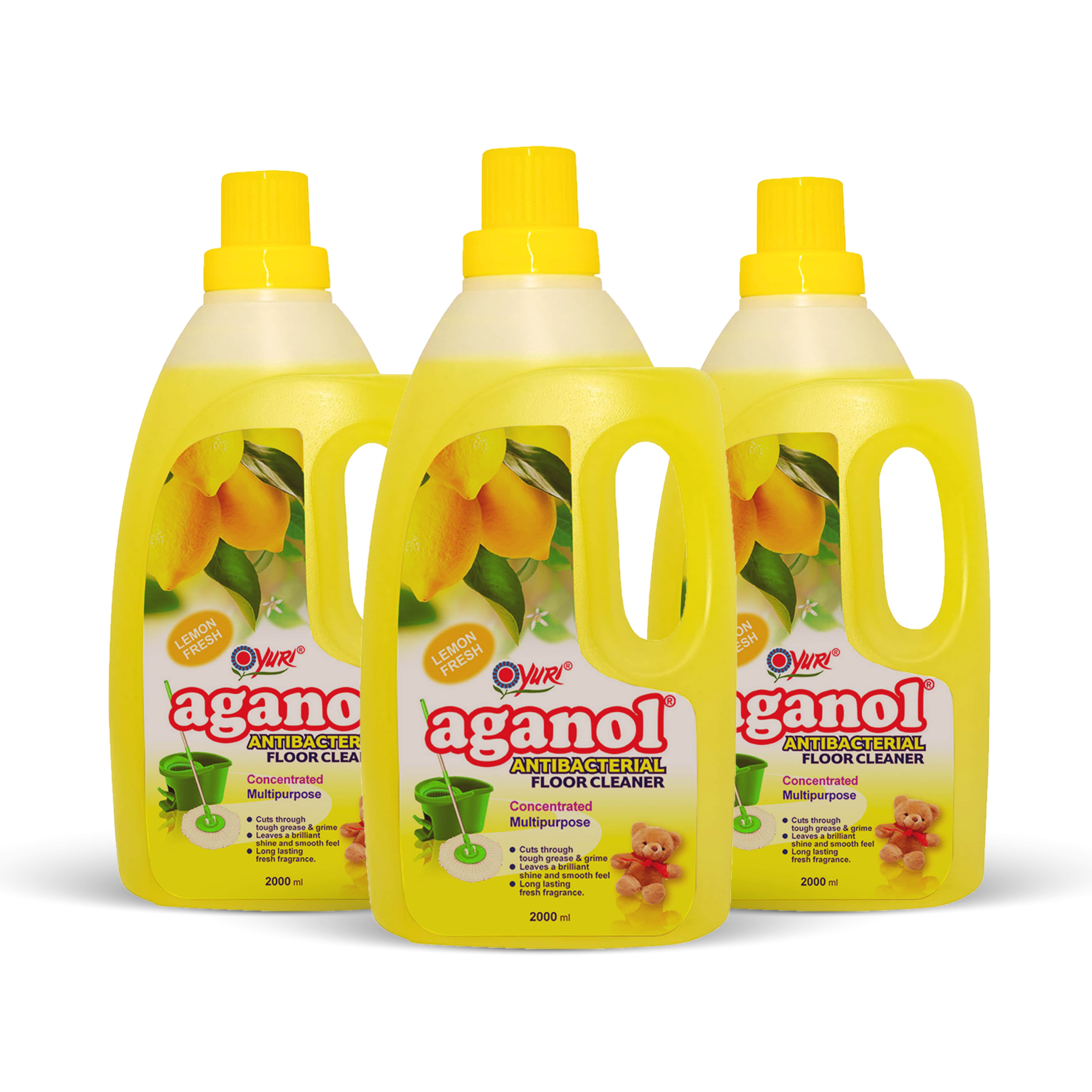 Yuri Aganol Antibacterial Floor Cleaner Lemon Fresh | NTUC FairPrice