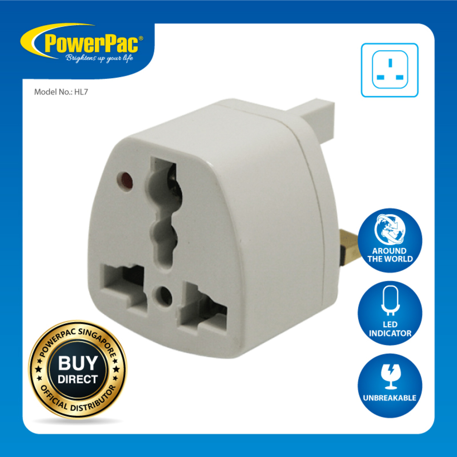 PowerPac 3 X Multi Adapter HL7 | NTUC FairPrice