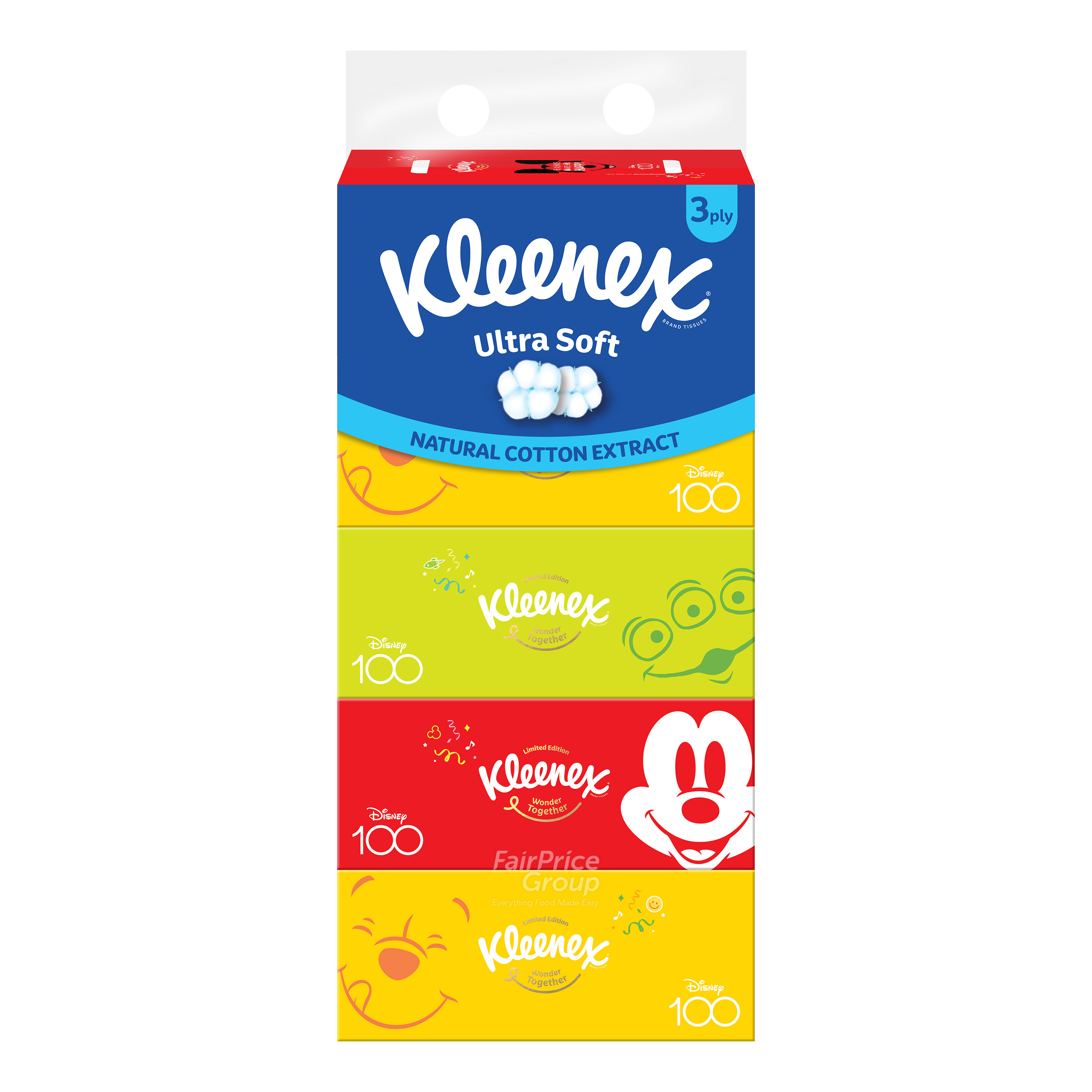 Kleenex Facial Tissue Box - Disney 2 (3ply) | NTUC FairPrice