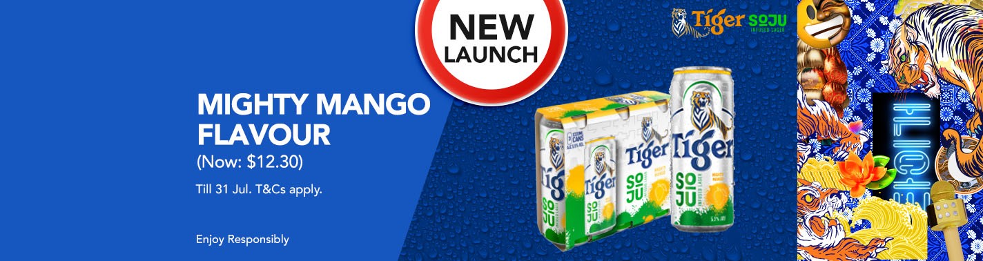Shop Tiger Soju Infused Lager - Mighty Mango For Everyday Great Value ...