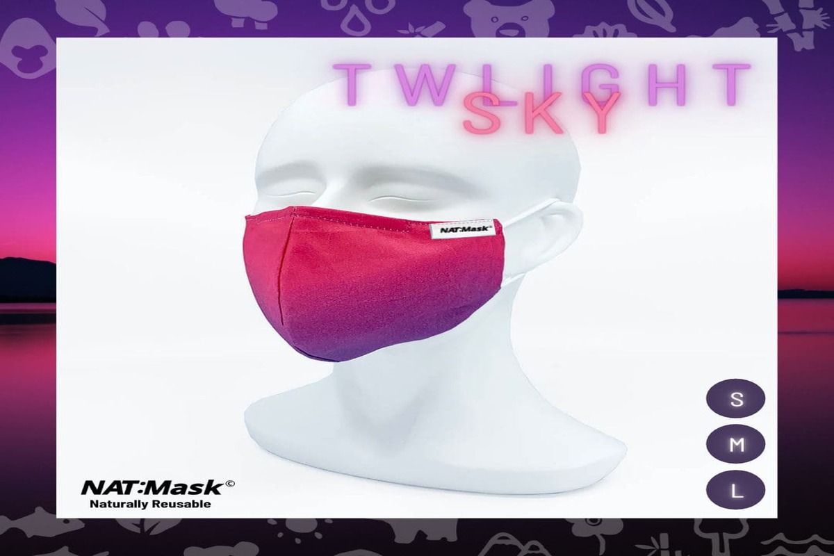 Bambooloo Nat:Mask Reusable Mask - Twilight Skies (Large) | NTUC FairPrice