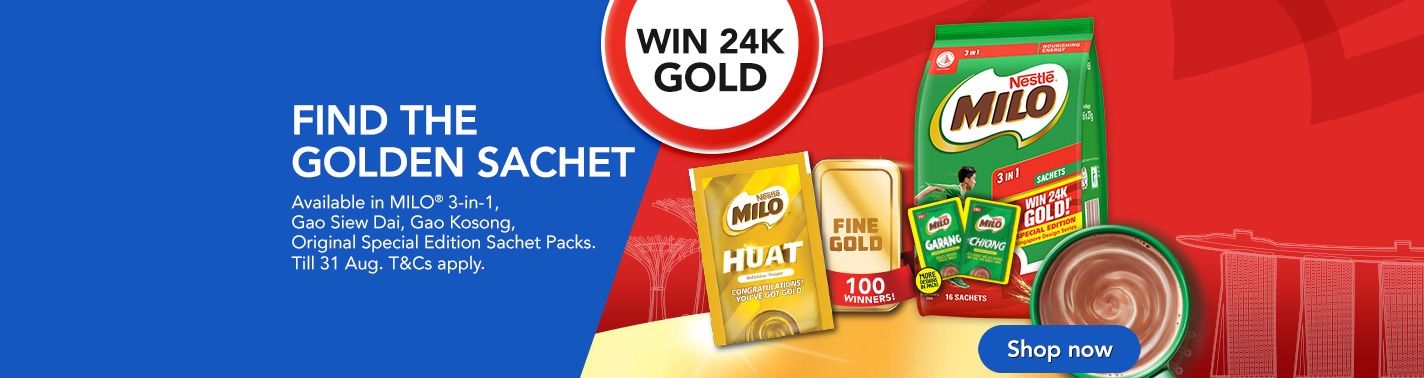 Shop Find the golden sachet and win 24K GOLD For Everyday Great Value ...