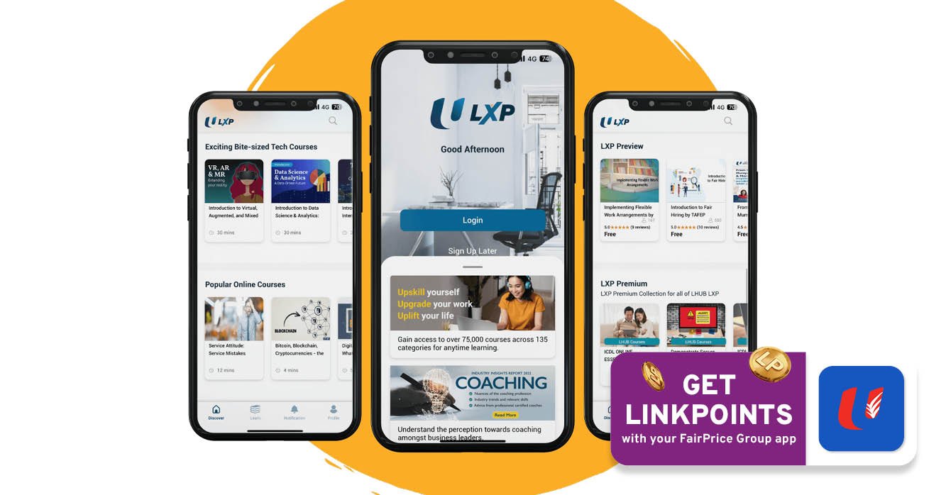 Earn Linkpoints with NTUC LearningHub | Link Rewards Programme