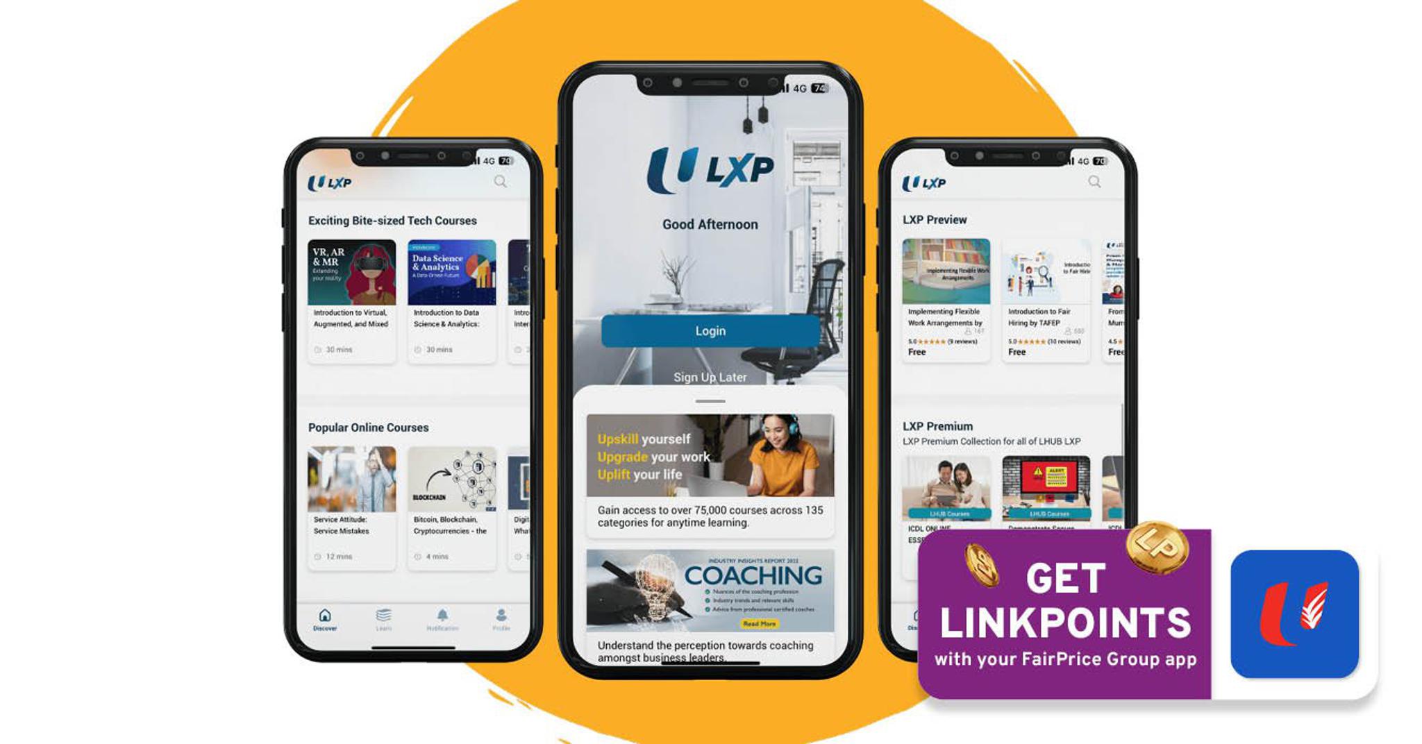 Earn Linkpoints with NTUC LearningHub | Link Rewards Programme